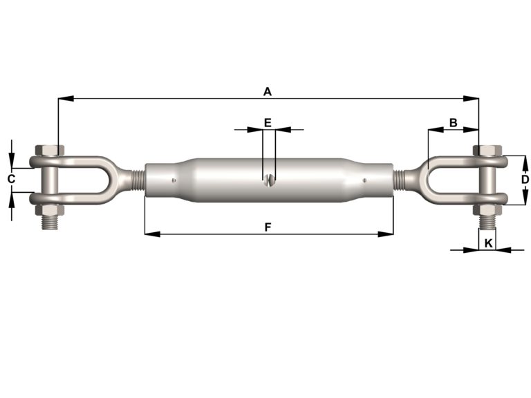 Clevis & Clevis Rigging Screws | Australia | Townley Drop Forge